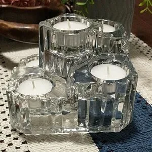 PartyLite | Accents | Vintage Partylite 24 Lead Crystal 5 Tier Castle ...